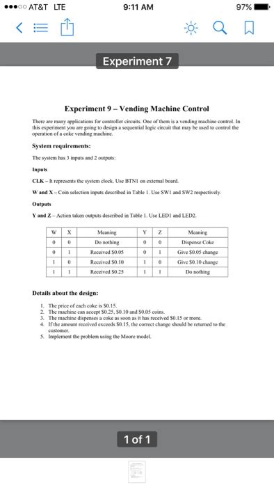 Solved Using This Information Create A Verilog Code To Chegg