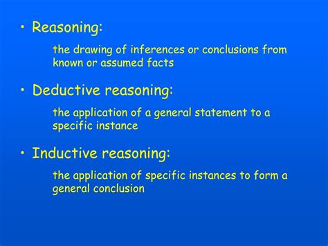 Ppt Deductive Vs Inductive Reasoning Concepts And Examples