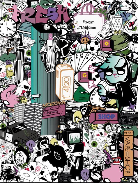 Баннер из стикеров on Behance