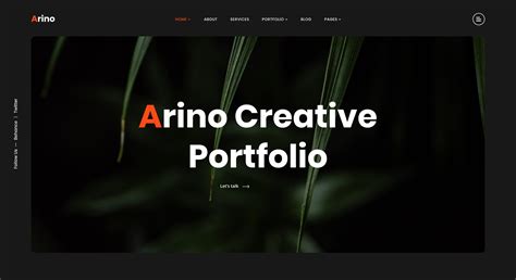 Arino - Creative Agency Laravel Script With Live Editor CMS by laralink