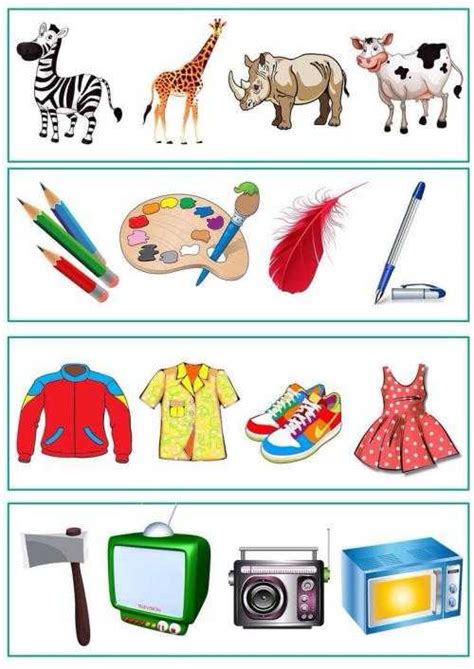 4 лишний для детей 6-7 лет: тест на внимательность. Найдите лишний предмет