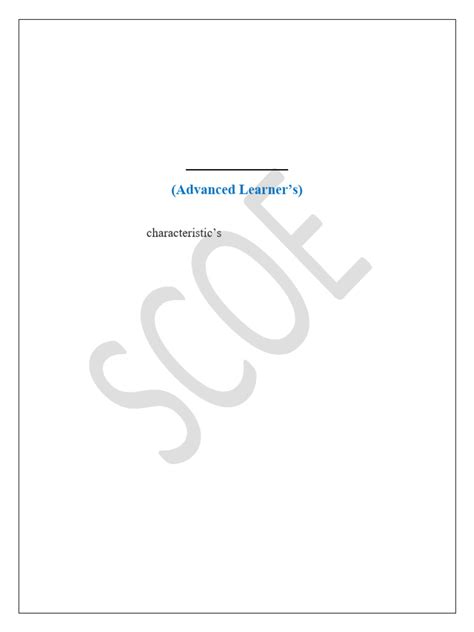 Assignments 5advanced Learners Pdf