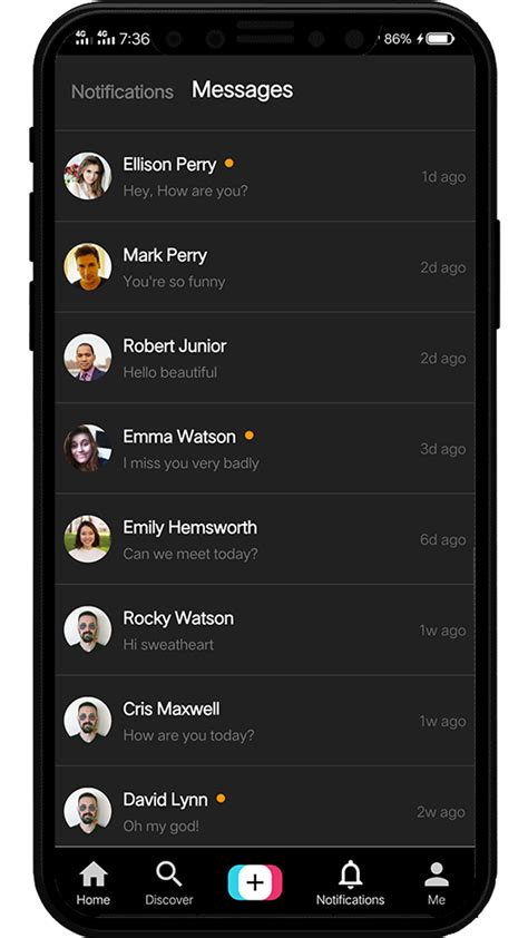 tiktok clone app ui template in flutter