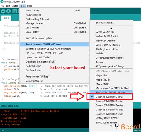 如何使用arduino ide对stm32 blue pill开发板进行编程 arduino专区 一板网电子技术论坛