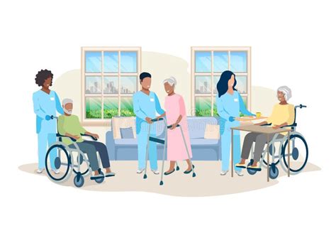 Nursing Home Patient Clip Art Nursing Home Free Vector Clipart