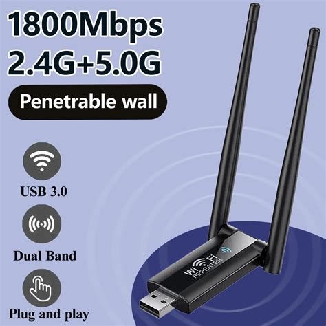 Jual Usb Wireless Wifi Repeater Extender Router 1300mbps Dual Band 2 4