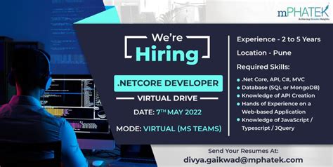 Divya Gaikwad On Linkedin Dotnetcoredeveloper Dotnetcore Dotnetcoredeveloper Dotnetdeveloper