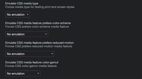 Emulating Rendering Options In Chrom Curious Programmer