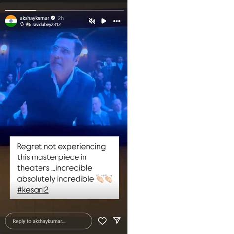 Akshay Kumar Reacts After Ravi Dubey Expresses Regret About Not Watching Kesari 2 In Theaters