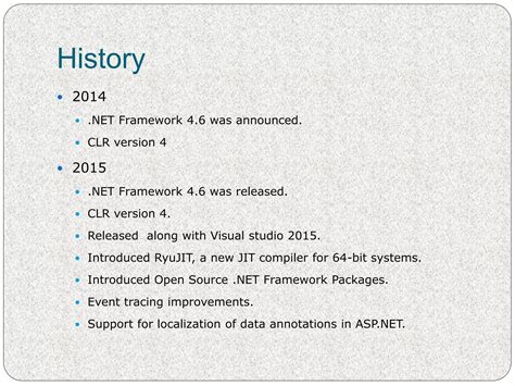 Net Framework Ppt