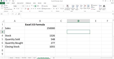 How To Consolidate Data From Multiple Sheets Using 3d References In Excel