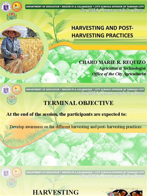 Day3 Session6b Harvesting And Post Harvesting Practices Pdf
