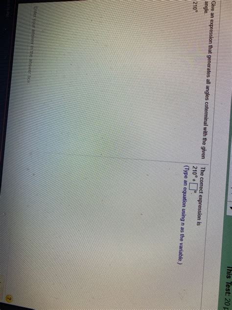 Solved This Test Give An Expression That Generates All Chegg