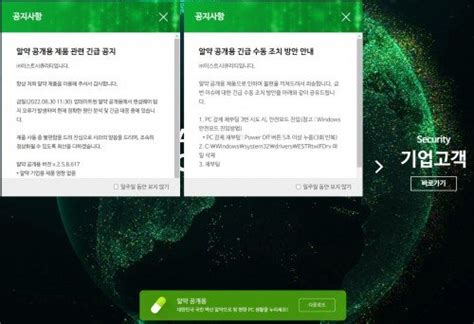 알약 랜섬웨어 탐지 오류긴급 대응 중 네이트 뉴스