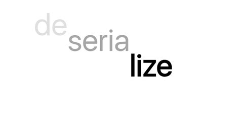 Github Aweirddevlize A Stupid Way Of Serializing And Deserializing