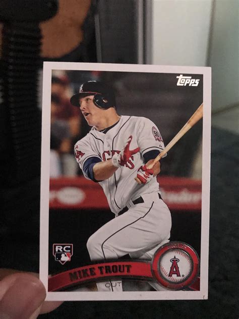 I Want To Sell My Mike Trout Rookie Card How Much Is It Worth Pm Me