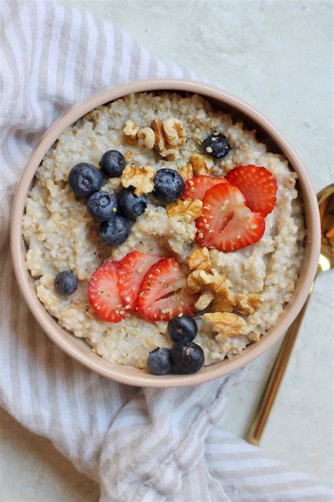 Healthy Overnight Steel Cut Oats 4 Ingredients Hummusapien