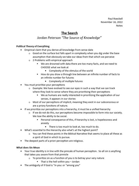 The Source Of Knowledge Notes Pdf Perception Knowledge The Source Of Knowledge Notes Pdf Perception Knowledge