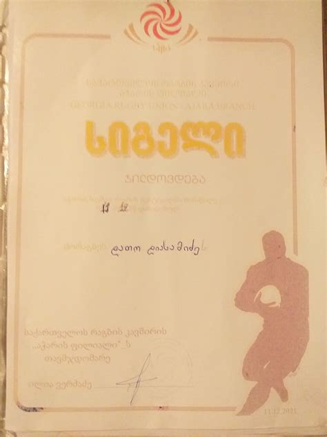 პორტფოლიო მოსწავლეთა სიგელები