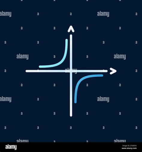 Mathematics Coordinate Axis Vector Colored Linear Icon Or Logo Element