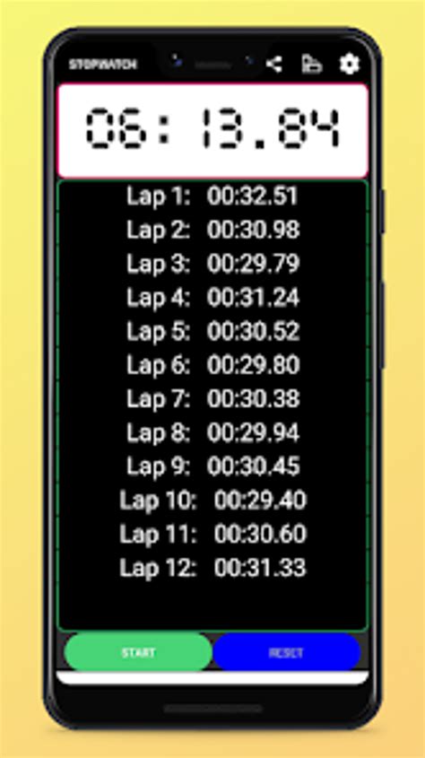 Stopwatch Timer สำหรับ Android ดาวน์โหลด