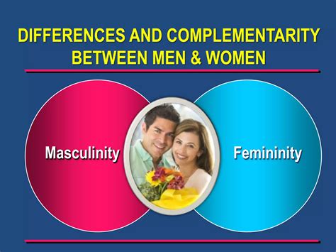DIFFERENCES AND COMPLEMENTARITY BETWEEN MEN WOMEN PPT