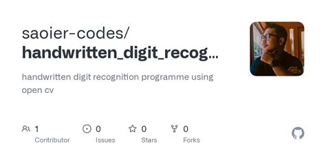 Github Saoier Codes Handwritten Digit Recognition Handwritten Digit Recognition Programme
