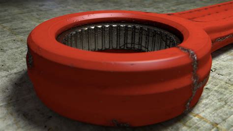 스크류 렌치 조절 식 스패너 3d 모델 12 C4d Obj Dae Free3d