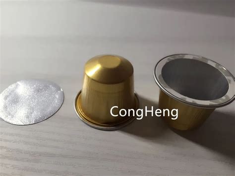 50 개 빈 알루미늄 캡슐 50 개 자기 접착 스티커 1 무료 숟가락 Diy 에스프레소 커피 선물 맘에 네스프레소coffee Tespresso