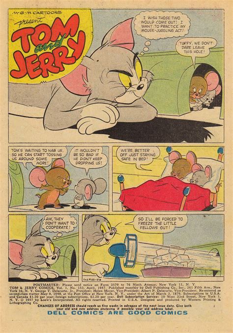 Read Online Tom And Jerry Comics Comic Issue 153 Comics Tom And