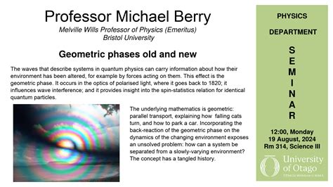 Physics Department News And Events Page 2 University Of Otago