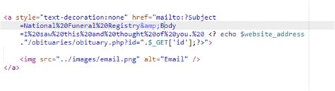 sending images in an html mailto using php stack overflow