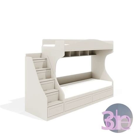 Bunk Bed Lucia Free 3d Model Cgtrader