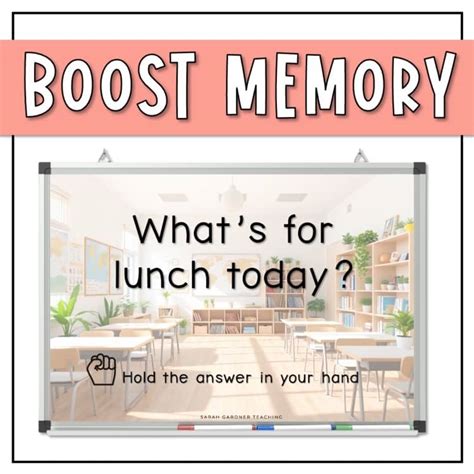 Working Memory Activities Following Directions Executive Functioning