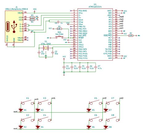 Review Request Small Atmega32u4 Macropad R Printedcircuitboard