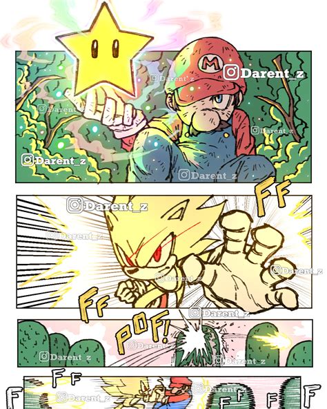 Mario Vs Sonic Comic 8 10 By Ddarent On Deviantart