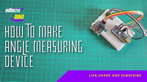 how to make angle measuring device using arduino nano motorized