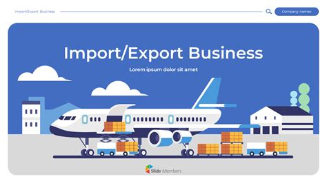 import and export business team presentation template