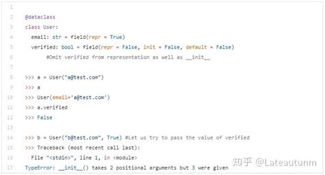 理解 Python 的 Dataclasses二 知乎