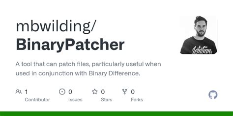 Github Mbwildingbinarypatcher A Tool That Can Patch Files
