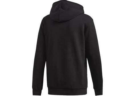 Adidas Trifoil Essentials Pullover Hoodie Black Mens Ss23 Us