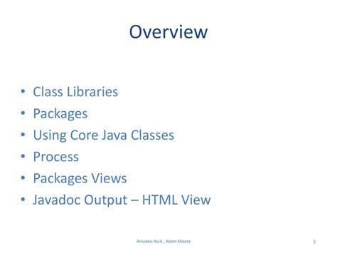 Building A Program Java Libraries An Example Ppt Download
