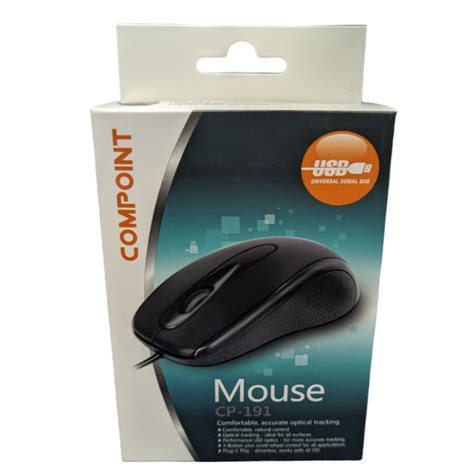 New Compoint CP 191 USB Optical Mouse Own4Less