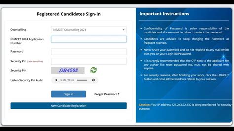 Nimcet 2024 Counselling Updates Steps And Guidelines For Admission