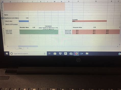 Solved Open Spreadsheet A Use α 05 To Test For Any
