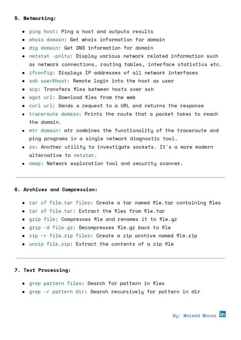 100 Essential Linux Commands Your Comprehensive Pdf Reference