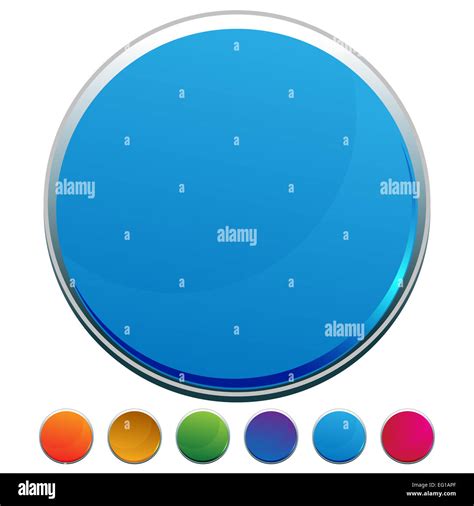 An Image Of A Round Web Button Stock Photo Alamy