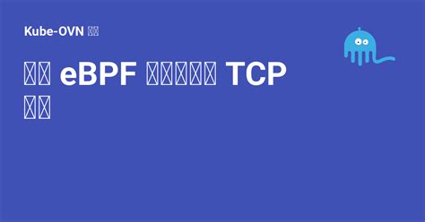 使用 Ebpf 加速节点内 Tcp 通信 Kube Ovn 文档