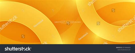 Abstract Gradient Orange Yellow Circles Geometric Stock Vector Royalty Free 2019466820