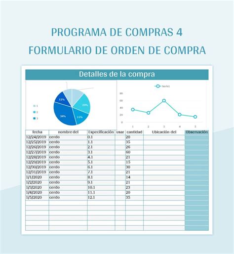 Plantillas Cronograma De Compras Para Excel Gratis Y Hojas De Cálculo